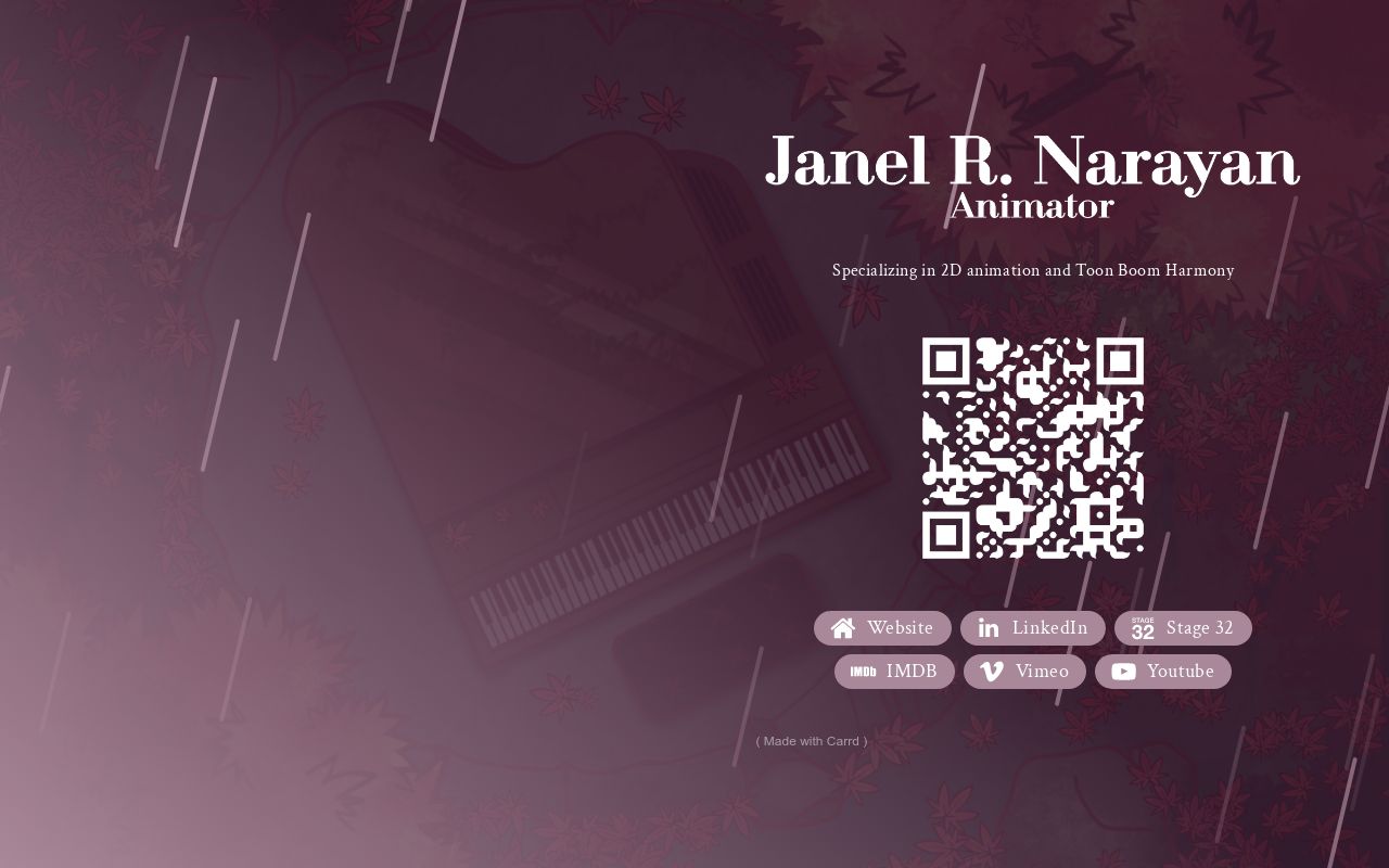 Janel R. Narayan Animator